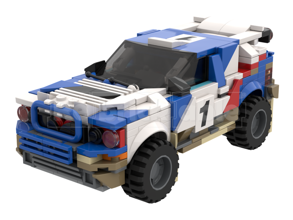 LEGO MOC Lancia Delta - DAKAR'94 Hi-Fi [Servià'94] (HF INTEGRALE series ...