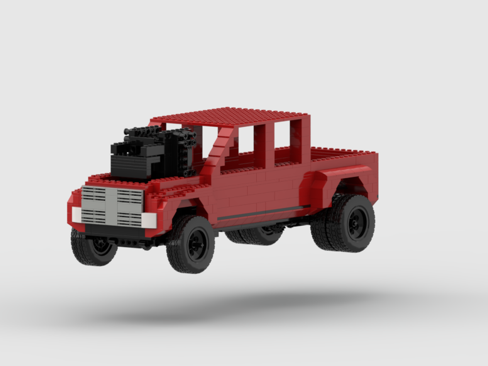LEGO MOC lve 2001 dually second gen cummins pickup by Ilovelego1333 ...