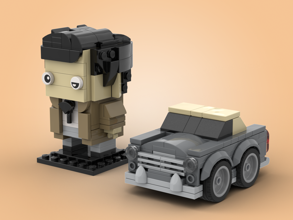 LEGO MOC Columbo + Peugeot 403 by abracada_brick | Rebrickable - Build ...