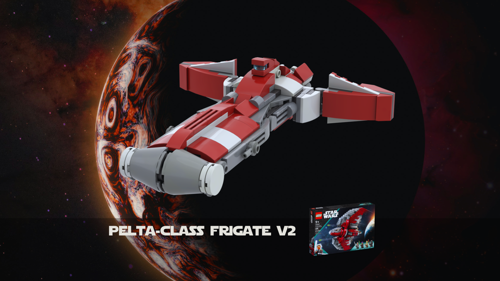 LEGO MOC Pelta-Class Frigate v2 - 75362 alternative by zsoltom ...