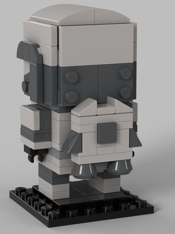 LEGO MOC Imperial Armored Commando Brickheadz by NinjaWarriorBob ...