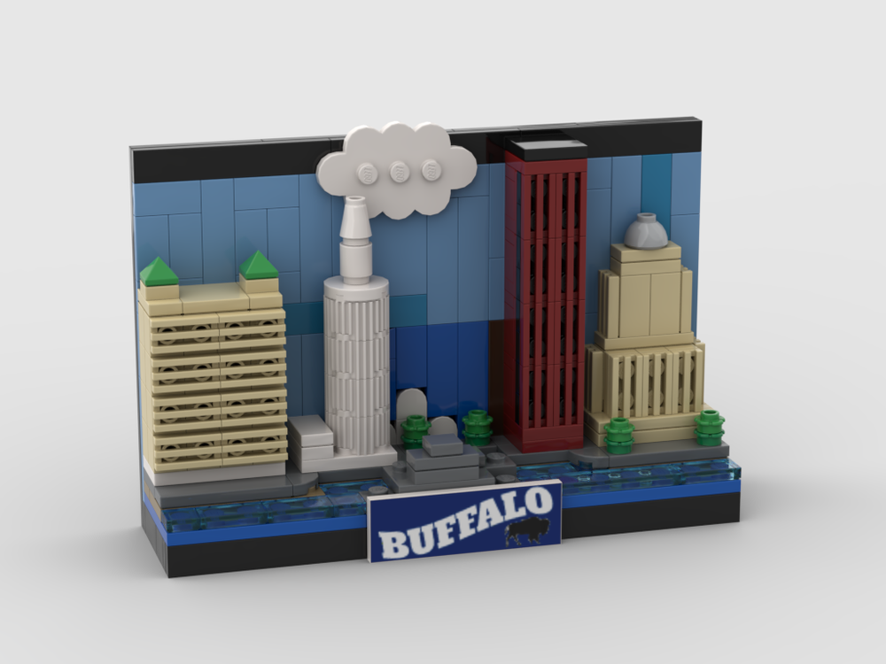 LEGO MOC Buffalo, New York Postcard by acman319 | Rebrickable - Build ...