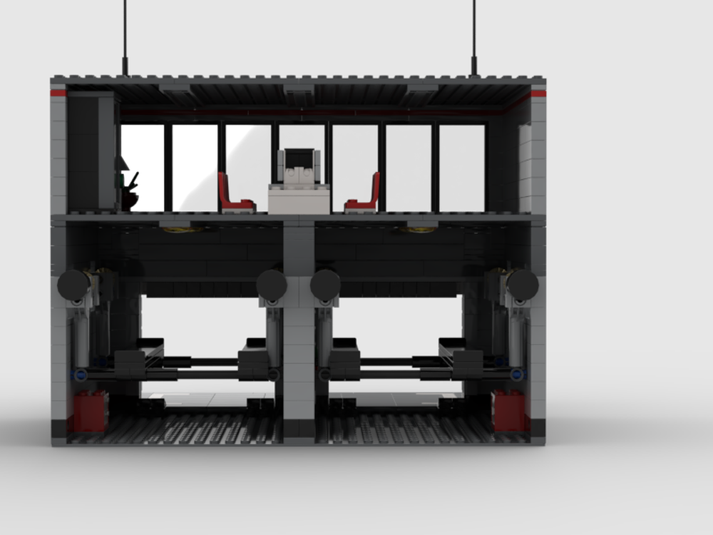 LEGO MOC Lego Pit Garage by WillTheUnbrickable | Rebrickable - Build ...
