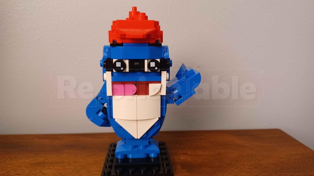 LEGO MOC Charlie the Tuna Brickheadz by Penguins and plastic ...