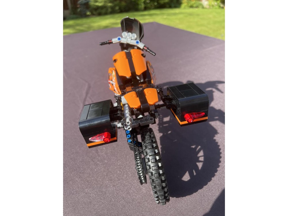 Lego Moc Travel Enduro Motorcycle By S90sml Rebrickable Build With Lego