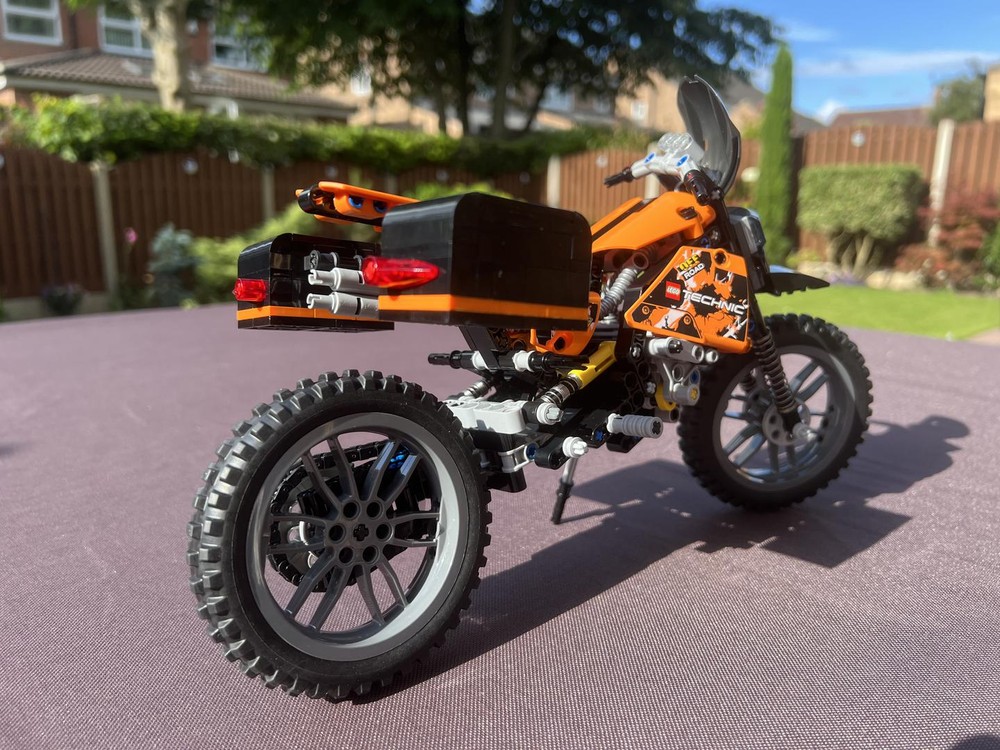 Lego Moc Travel Enduro Motorcycle By S90sml Rebrickable Build With Lego