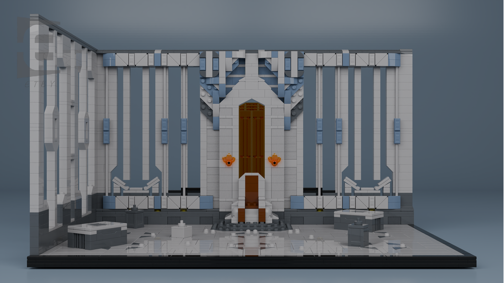 Lego Moc Sundari Throne Room By Etbybrickz Rebrickable Build With Lego