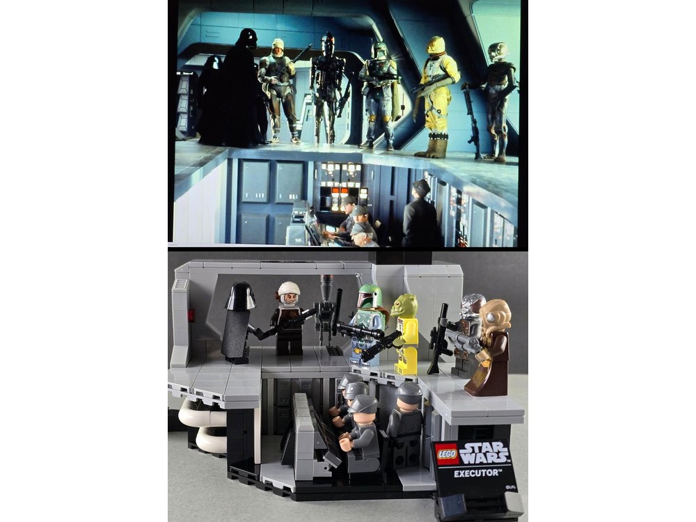 LEGO MOC Diorama Display Stand for 75356 Executor by Tile-(R)-Tom ...