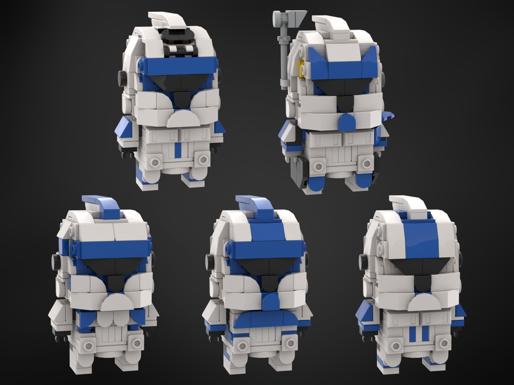 LEGO MOC 501st Legion Brickheadz BUNDLE by Ant0noo | Rebrickable ...