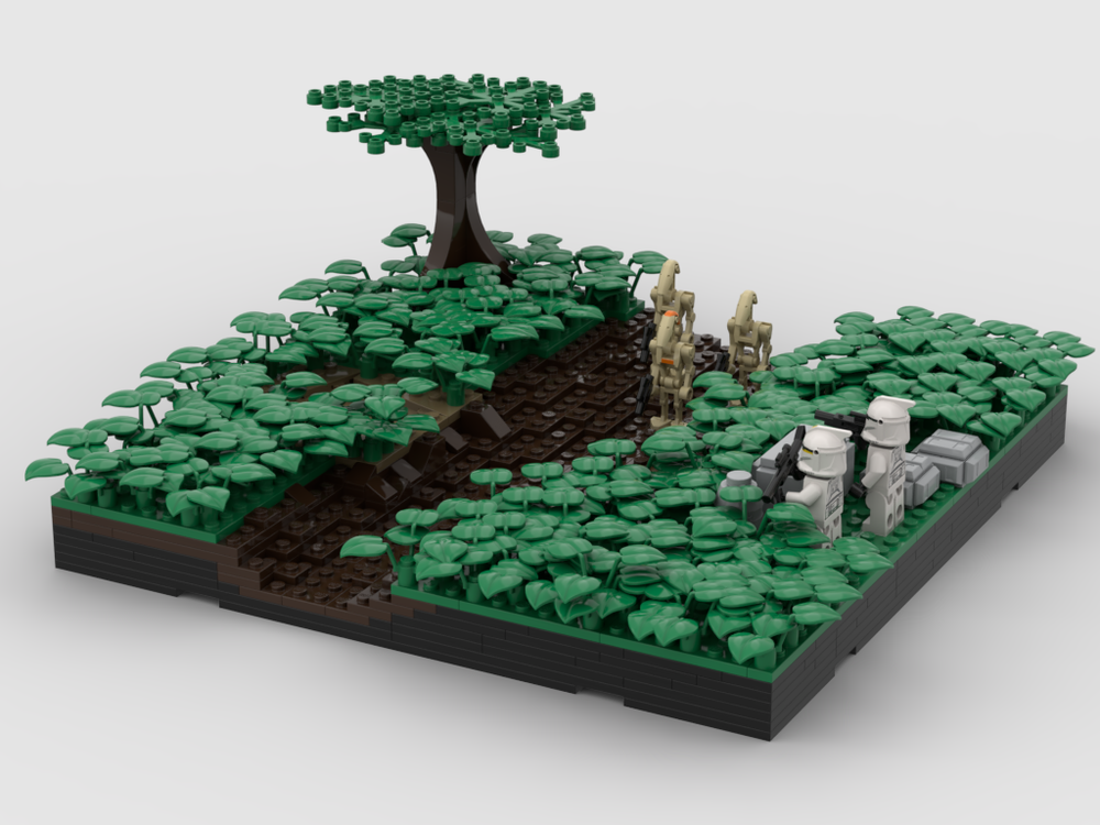 LEGO MOC SW Battle droid ambush by Elite Clones | Rebrickable - Build ...