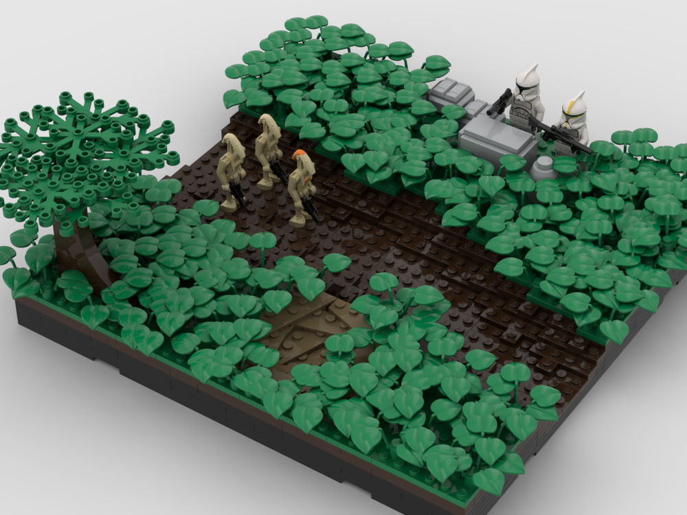 LEGO MOC SW Battle droid ambush by Elite Clones | Rebrickable - Build ...