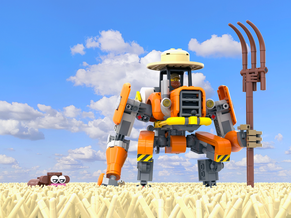 LEGO MOC Summer of Slug 2024: Mechtropolis Farmech by Umikaloo ...