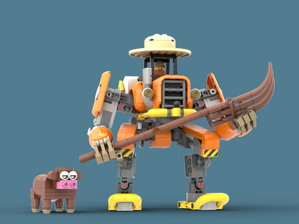 LEGO MOC Summer of Slug 2024: Mechtropolis Farmech by Umikaloo ...