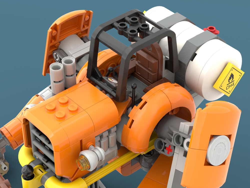 LEGO MOC Summer of Slug 2024: Mechtropolis Farmech by Umikaloo ...