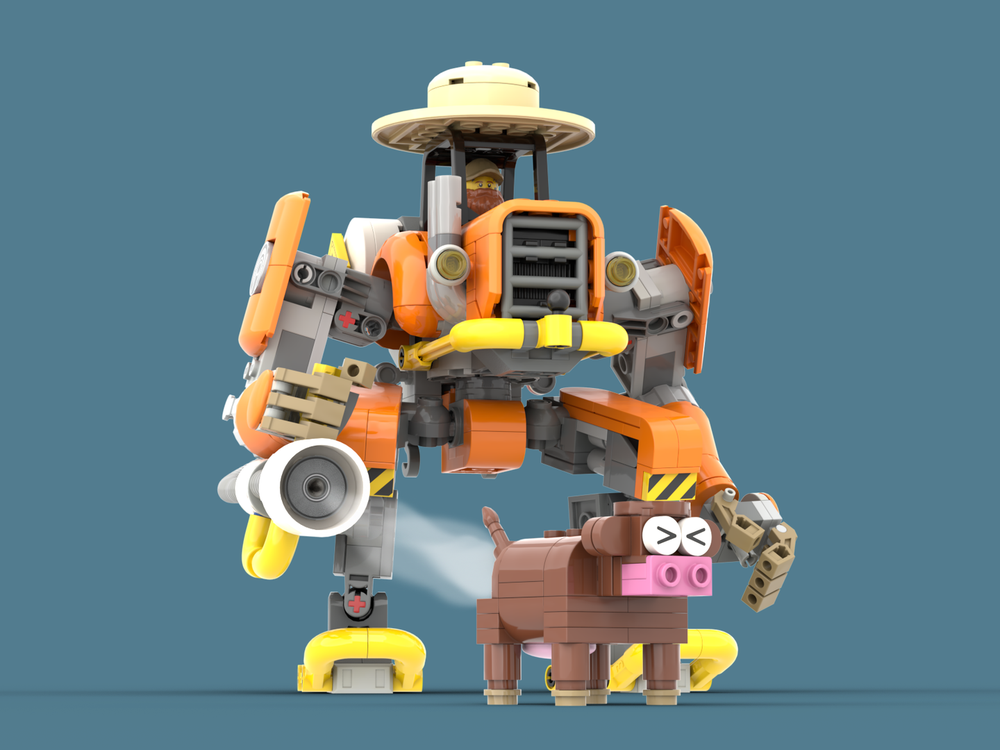 LEGO MOC Summer of Slug 2024: Mechtropolis Farmech by Umikaloo ...