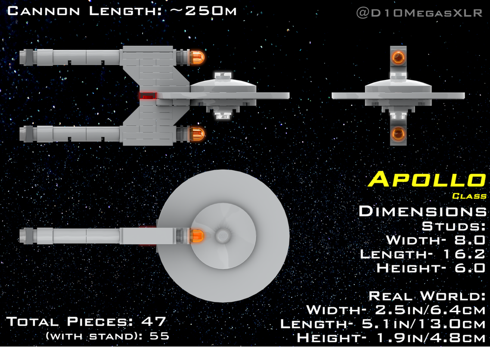 LEGO MOC Apollo Class by D10MegasXLR | Rebrickable - Build with LEGO