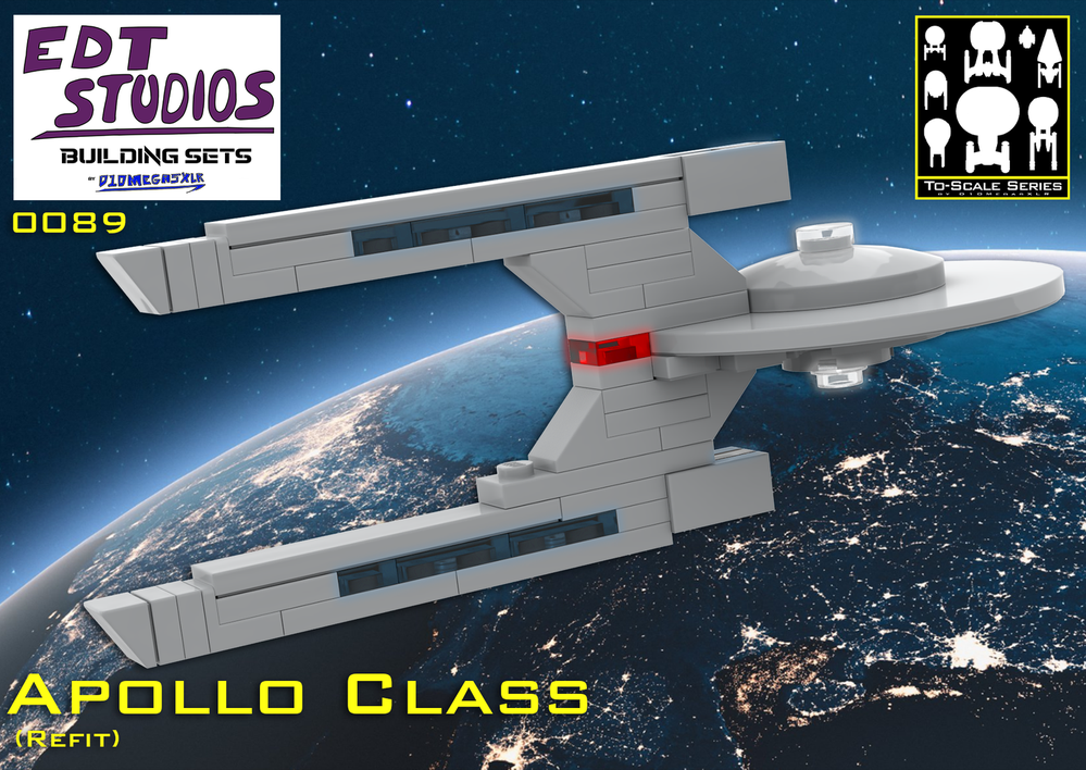 LEGO MOC Apollo Class Refit by D10MegasXLR | Rebrickable - Build with LEGO