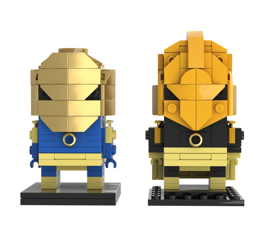 LEGO MOC Doctor Fate Brickheadz v2 by raguidel | Rebrickable - Build ...