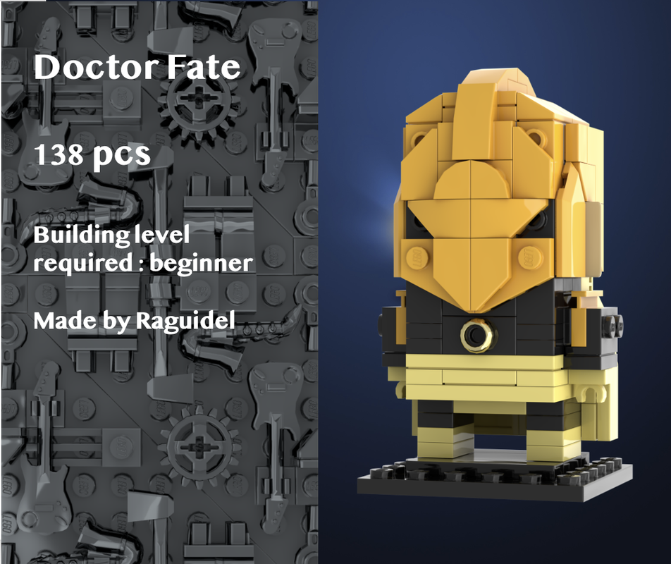 LEGO MOC Doctor Fate Brickheadz v2 by raguidel | Rebrickable - Build ...