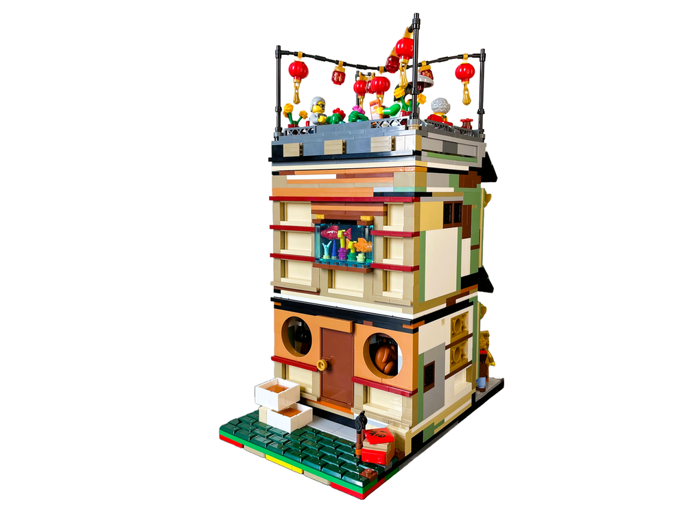 LEGO MOC Chinese Restaurant Modular Alternate build of 80113 Family ...