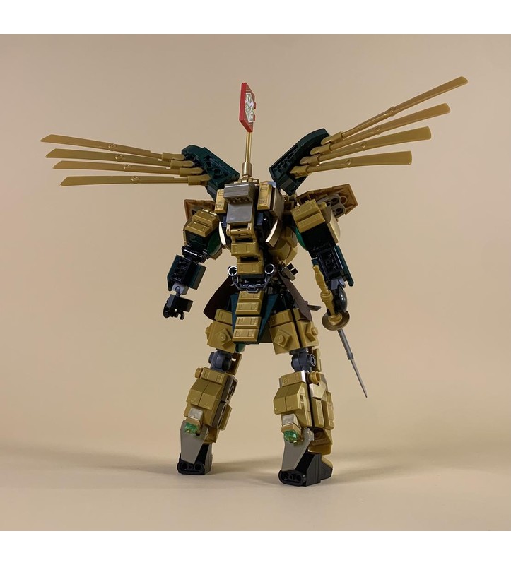 LEGO MOC Llyod's Golden Armor by M1NDxBEND3R | Rebrickable - Build with ...