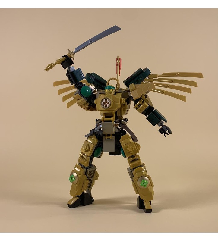 LEGO MOC Llyod's Golden Armor by M1NDxBEND3R | Rebrickable - Build with ...