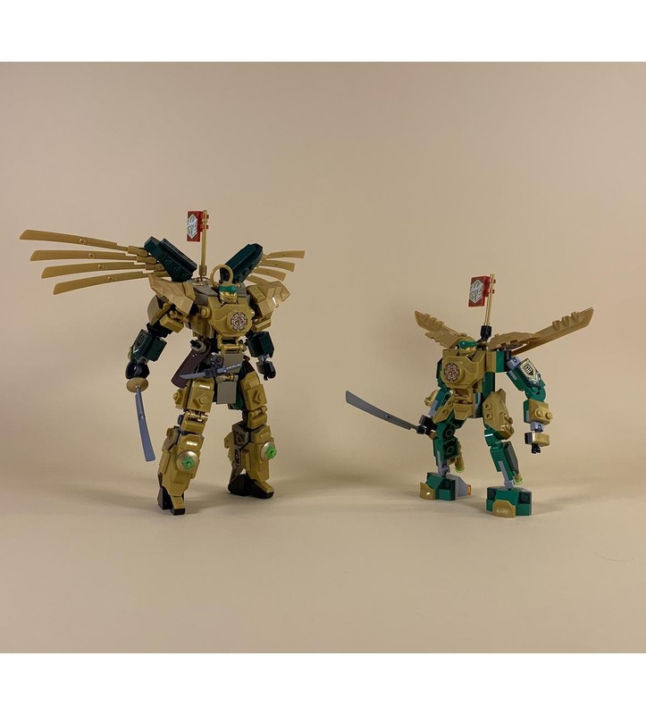 LEGO MOC Llyod's Golden Armor by M1NDxBEND3R | Rebrickable - Build with ...