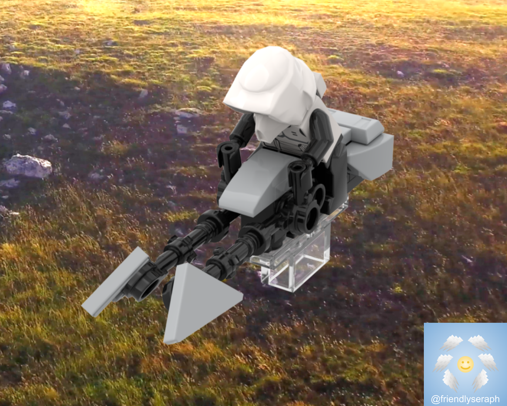 LEGO MOC Imperial Speeder Bike by friendlyseraph | Rebrickable - Build ...