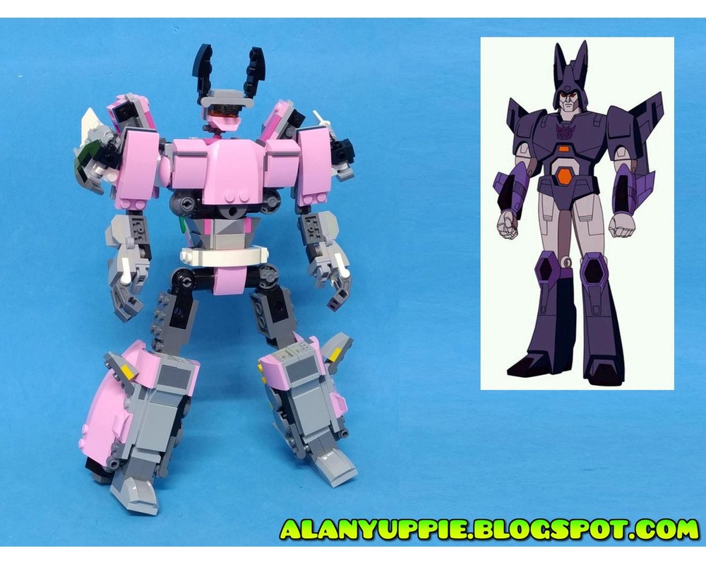 LEGO MOC Transformer Cyclonus using LEGO Overwatch set 75973: D Va ...