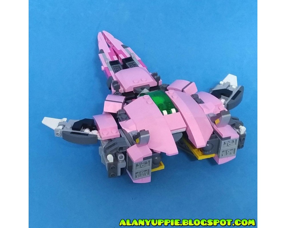 LEGO MOC Transformer Cyclonus using LEGO Overwatch set 75973: D Va ...