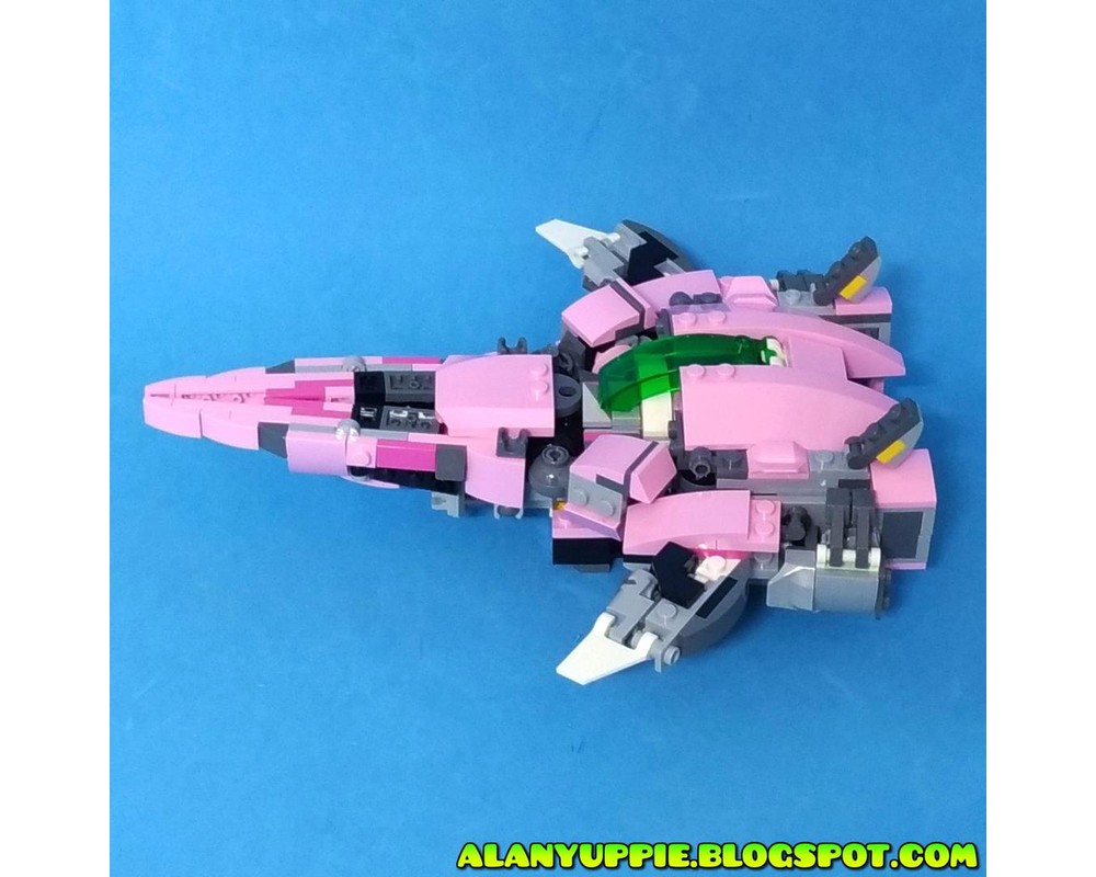 LEGO MOC Transformer Cyclonus using LEGO Overwatch set 75973: D Va ...