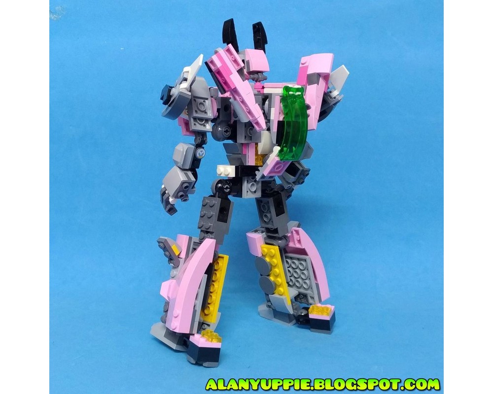 LEGO MOC Transformer Cyclonus using LEGO Overwatch set 75973: D Va ...