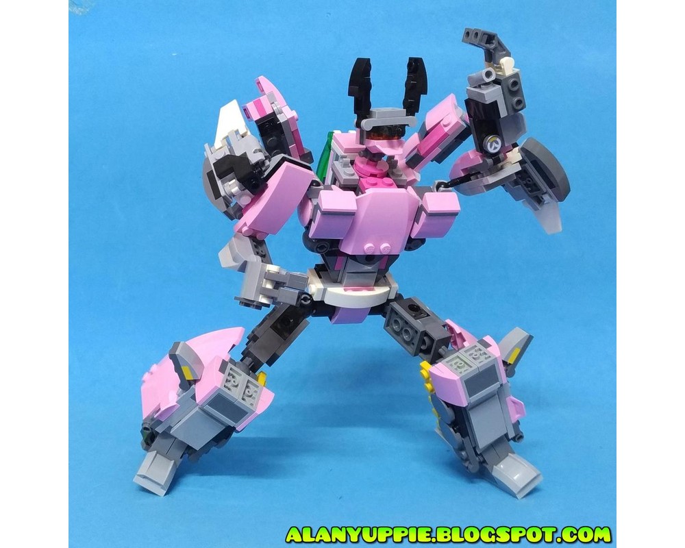 LEGO MOC Transformer Cyclonus using LEGO Overwatch set 75973: D Va ...