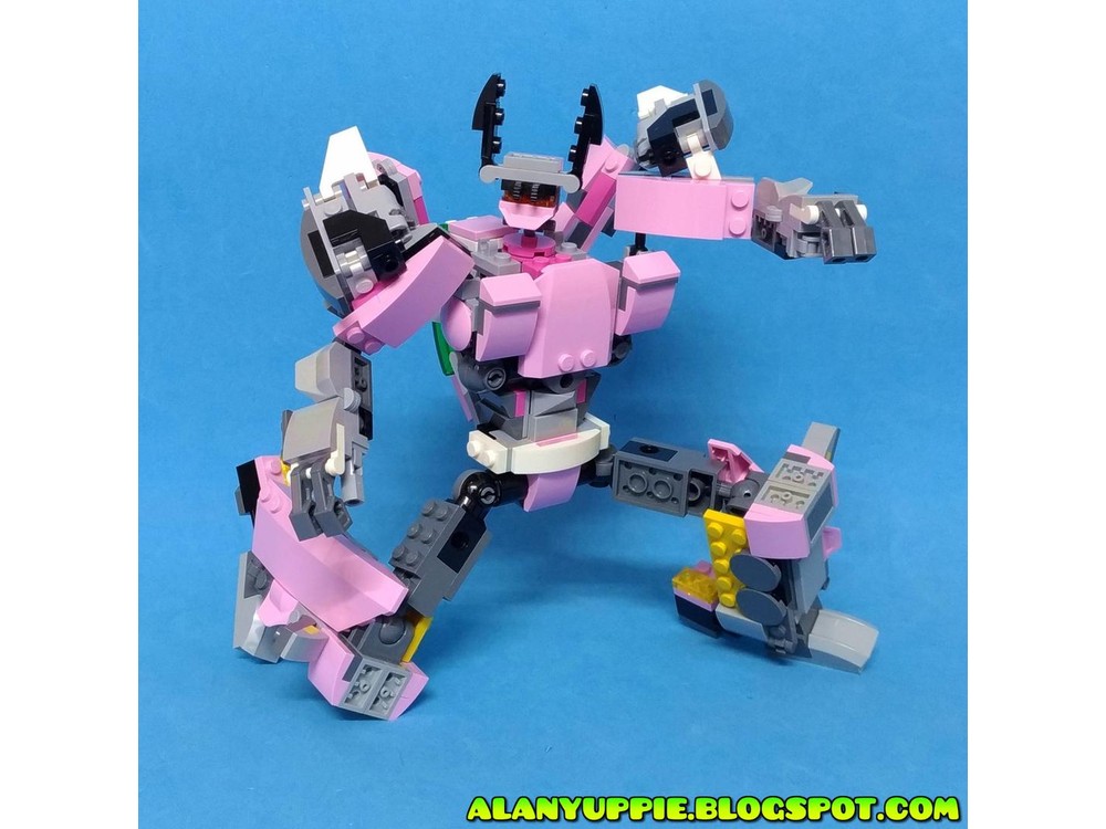 LEGO MOC Transformer Cyclonus using LEGO Overwatch set 75973: D Va ...