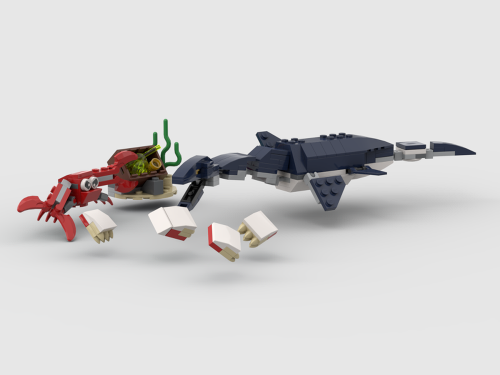 LEGO MOC-188545 31088 Serpentisuchops by bloooop | Rebrickable - Build ...