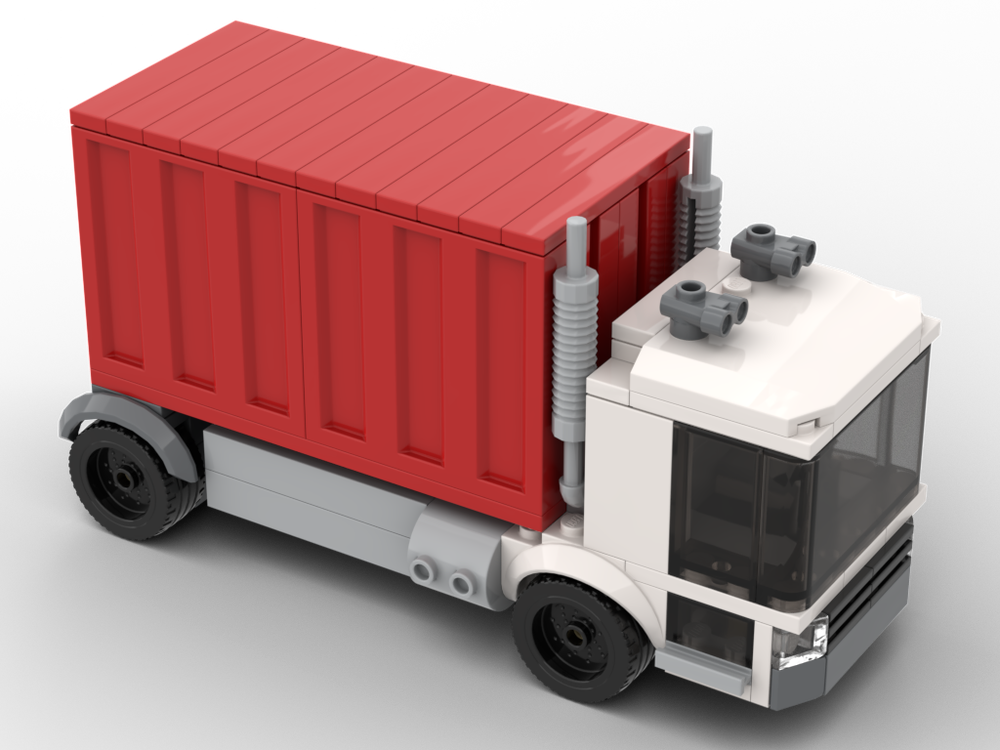 LEGO MOC cargo truck by RightBrick | Rebrickable - Build with LEGO