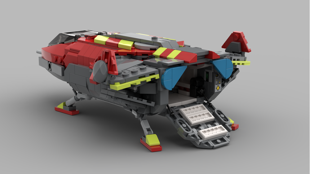LEGO MOC Nakoval StarFish-R Search and Rescue Shuttle by Perisole ...