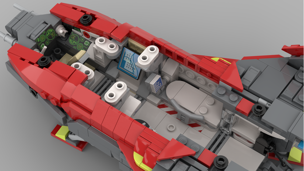 LEGO MOC Nakoval StarFish-R Search and Rescue Shuttle by Perisole ...