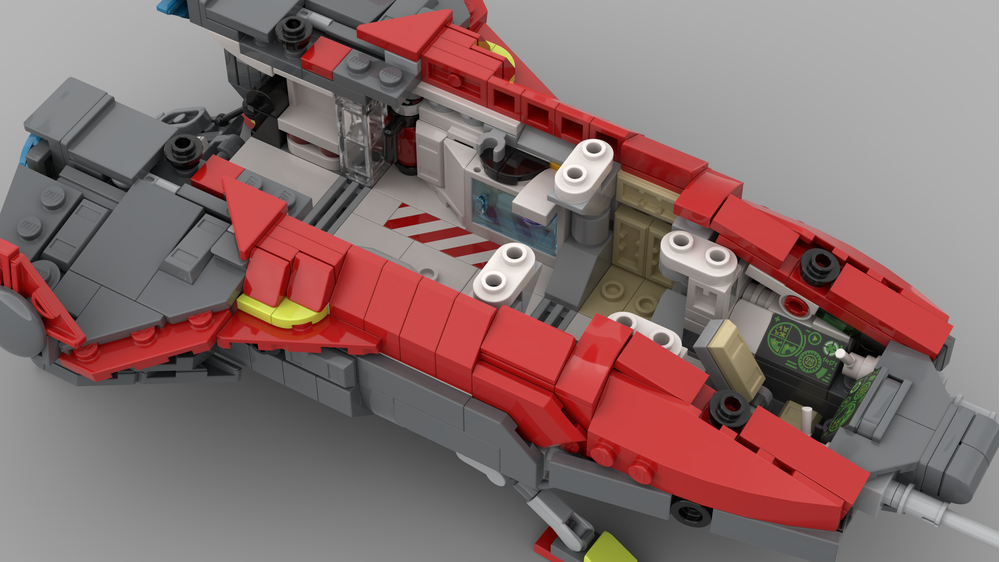 LEGO MOC Nakoval StarFish-R Search and Rescue Shuttle by Perisole ...