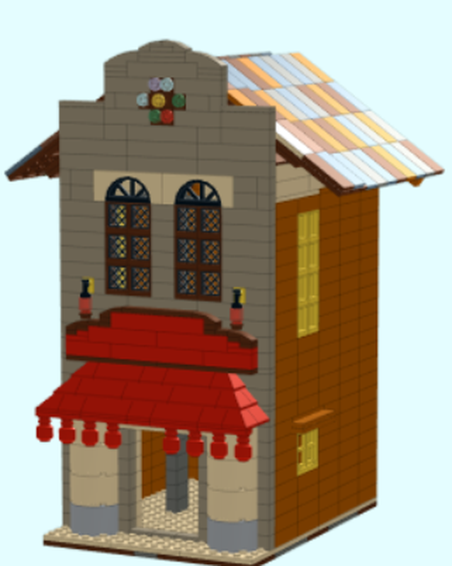 LEGO MOC 8th Restaurant by Picture_In_Mind | Rebrickable - Build with LEGO