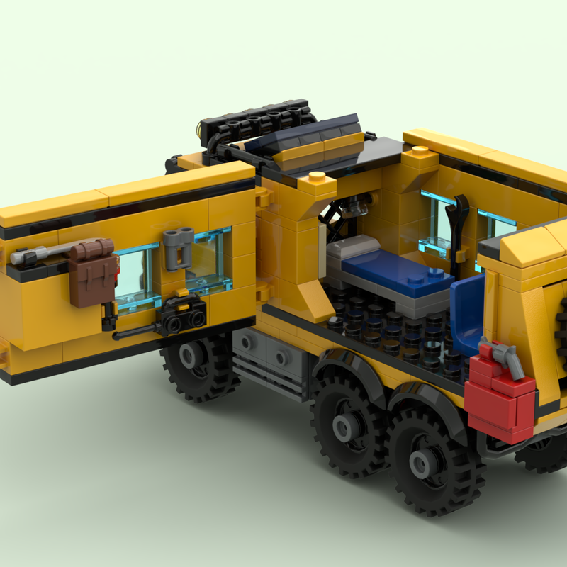 LEGO MOC Jungle Offroader 6x6 by Wacky | Rebrickable - Build with LEGO