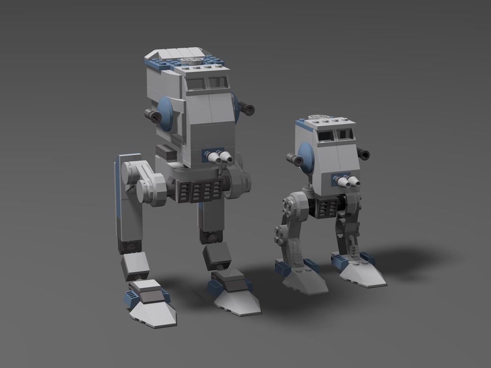 Lego Moc At St Chicken Walker By Ekubart Rebrickable Build With Lego