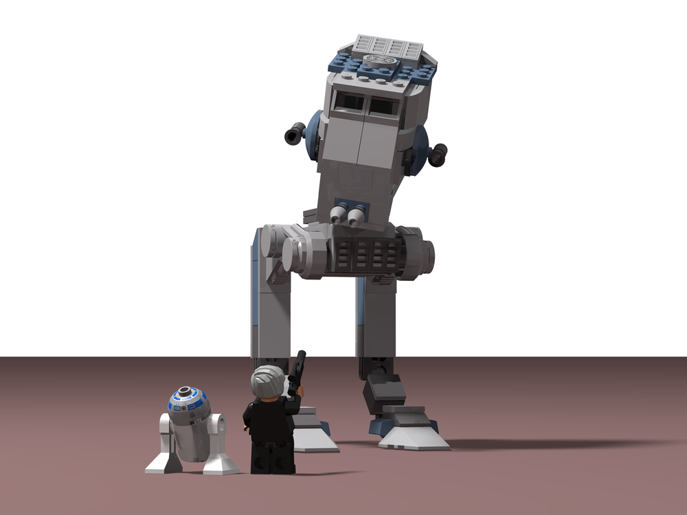 Lego Moc At St Chicken Walker By Ekubart Rebrickable Build With Lego