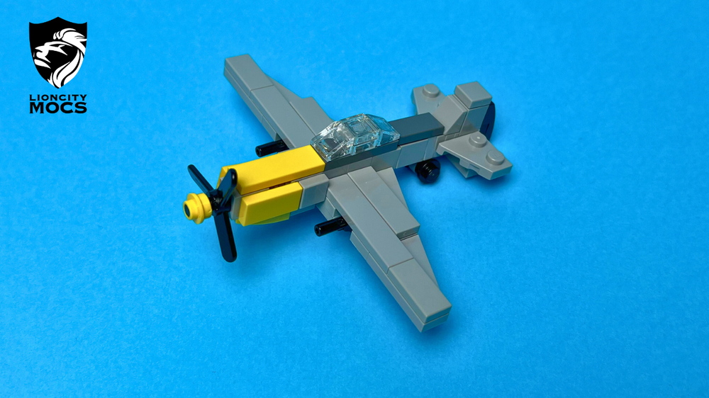 LEGO MOC P-51 Mustang Tutorial (1:120) by Lioncity Mocs | Rebrickable ...