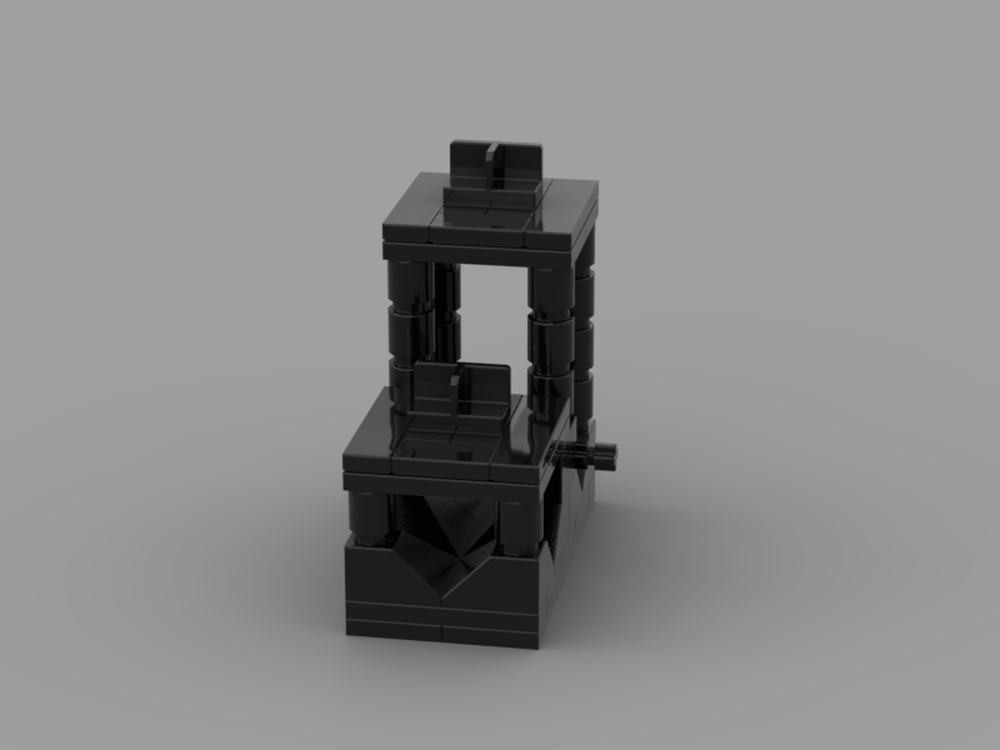 Lego Moc Minifigure Display Stand Size 2 By Pixabricks Rebrickable Build With Lego