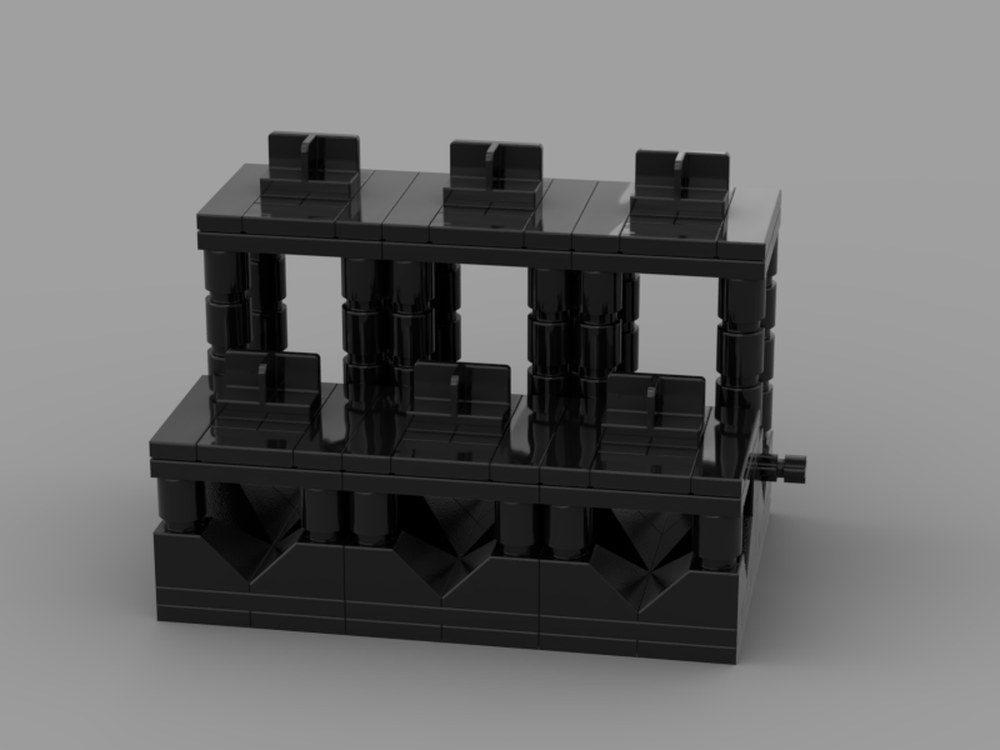 Lego Moc Minifigure Display Stand Size 2 By Pixabricks Rebrickable