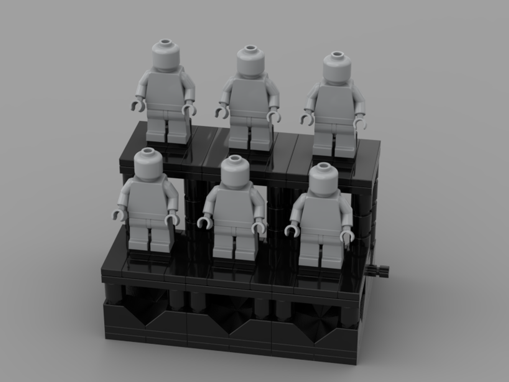 Lego Moc Minifigure Display Stand Size 2 By Pixabricks Rebrickable