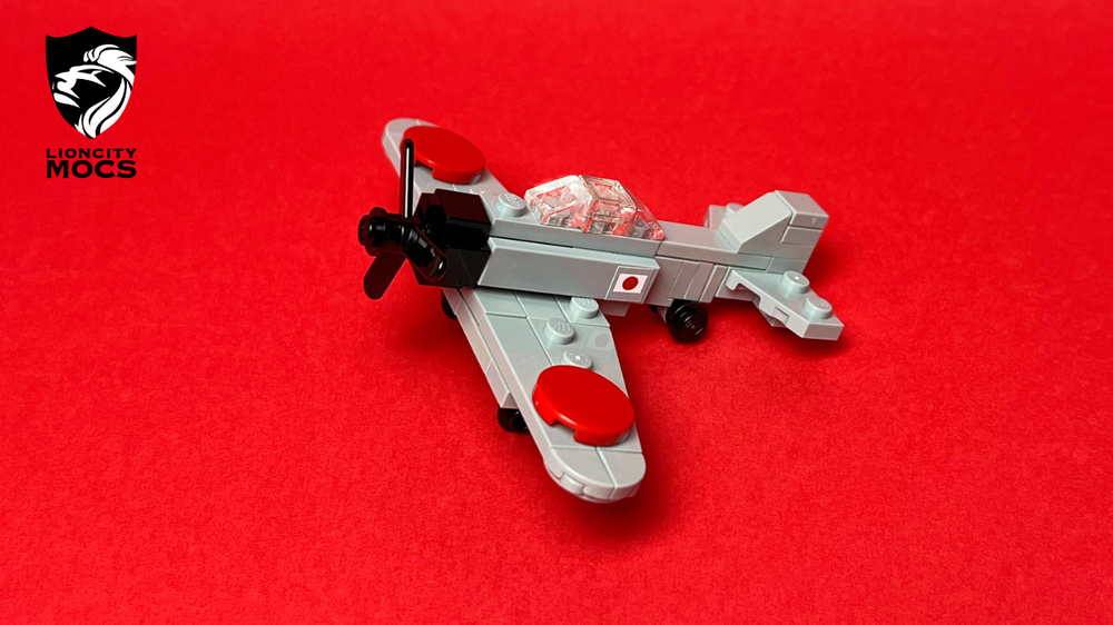 LEGO MOC A6M Zero Fighter Tutorial (1:120) by Lioncity Mocs ...