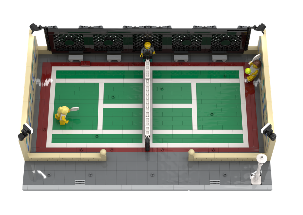 LEGO MOC City Deuce - Full Court Tennis - 48x32 Baseplate by Brick ...