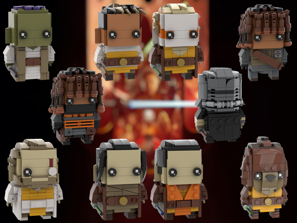 LEGO MOC The Acolyte Brickheadz BUNDLE by Ant0noo | Rebrickable - Build ...